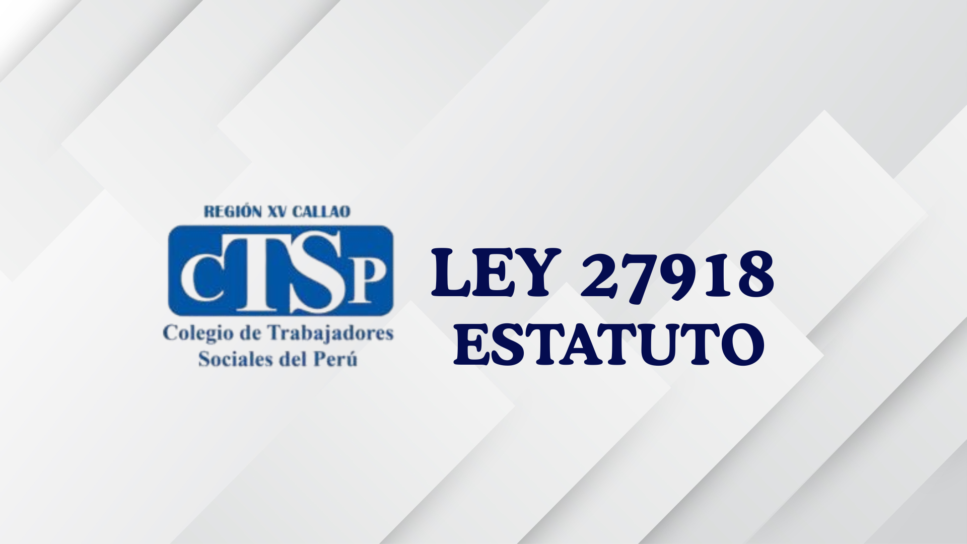 ESTATUTOS - CTSP REGIÓN XV CALLAO